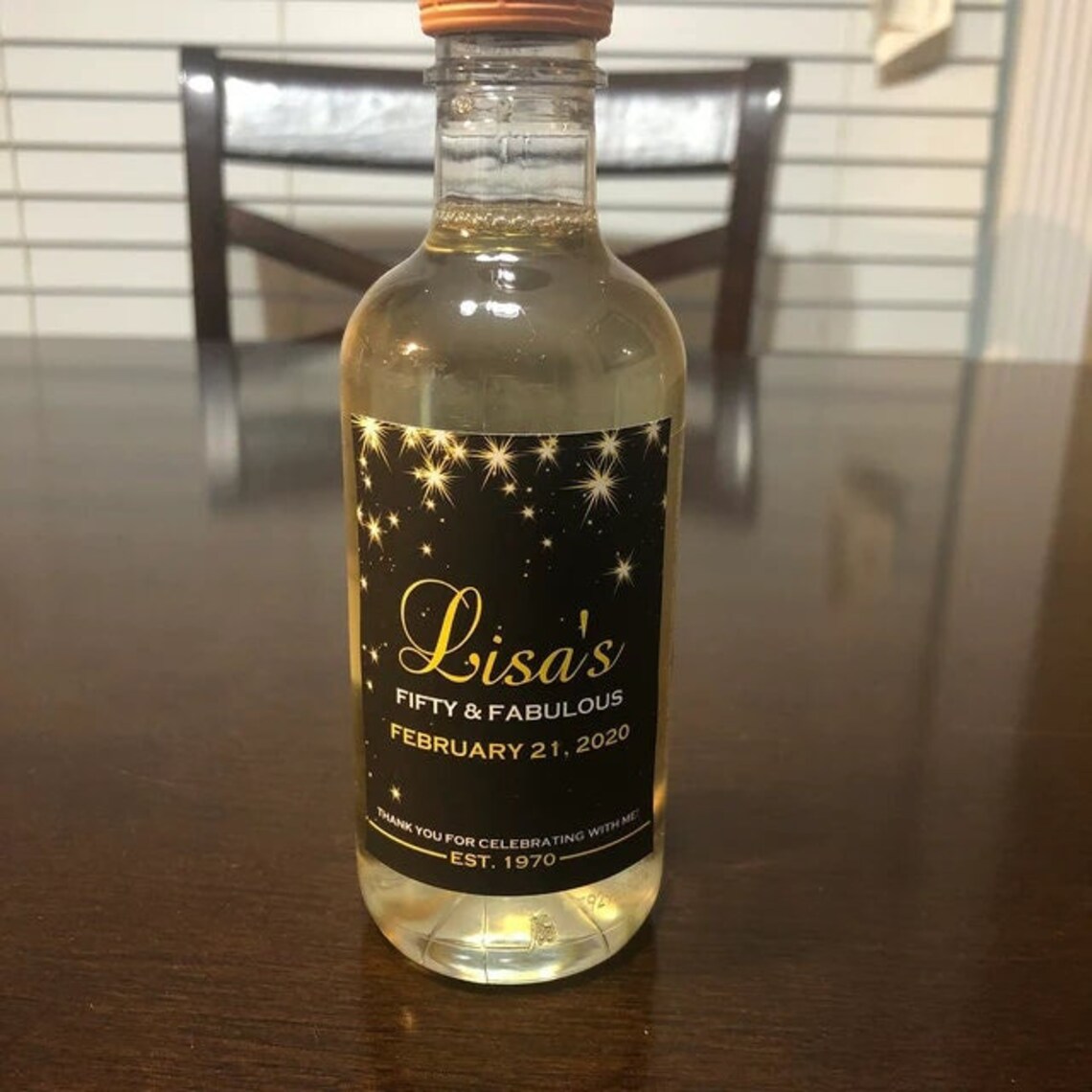 Black and Gold Wine Bottle Labels Mini Wine Labels - Etsy