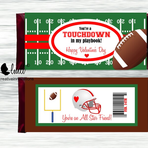 FOOTBALL VALENTINE - Etsy