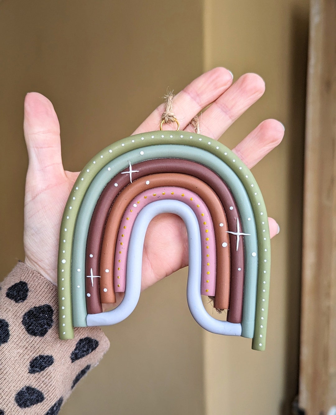 Boho Wall Hanging Rainbow Wall Decor Bohemian Rainbow Neutral Wall ...