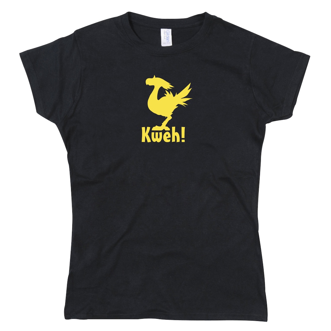 Ladies Chocobo Kweh Tshirt - Etsy UK