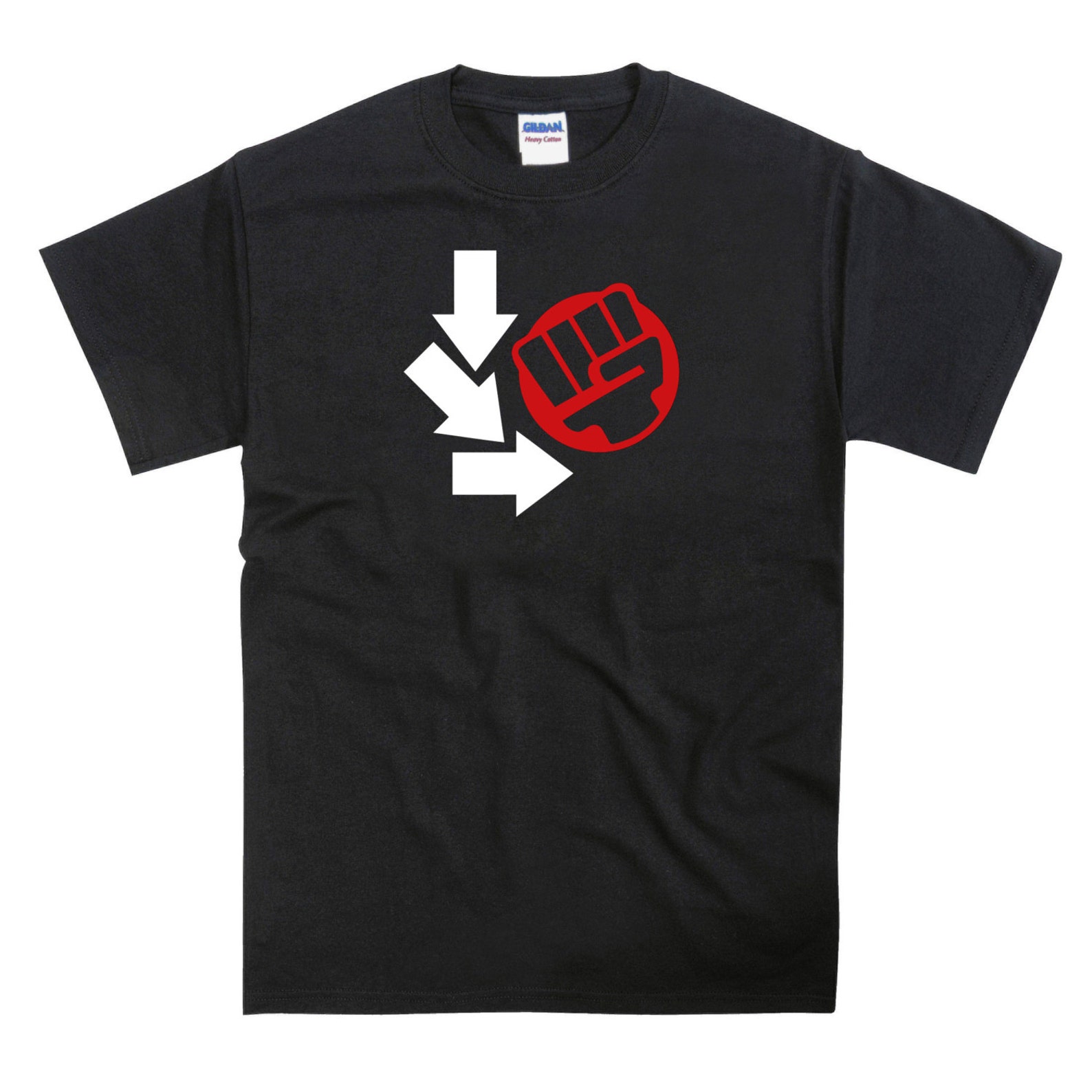 Fighting Game Punch Symbol Tshirt - Etsy