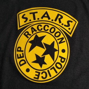 Ladies Resident Evil STARS Raccoon Police Dept Emblem Tshirt - Etsy