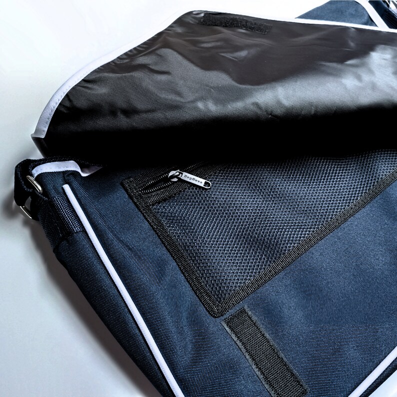 Alien Symbiote Navy Blue Messenger Shoulder Bag | Etsy