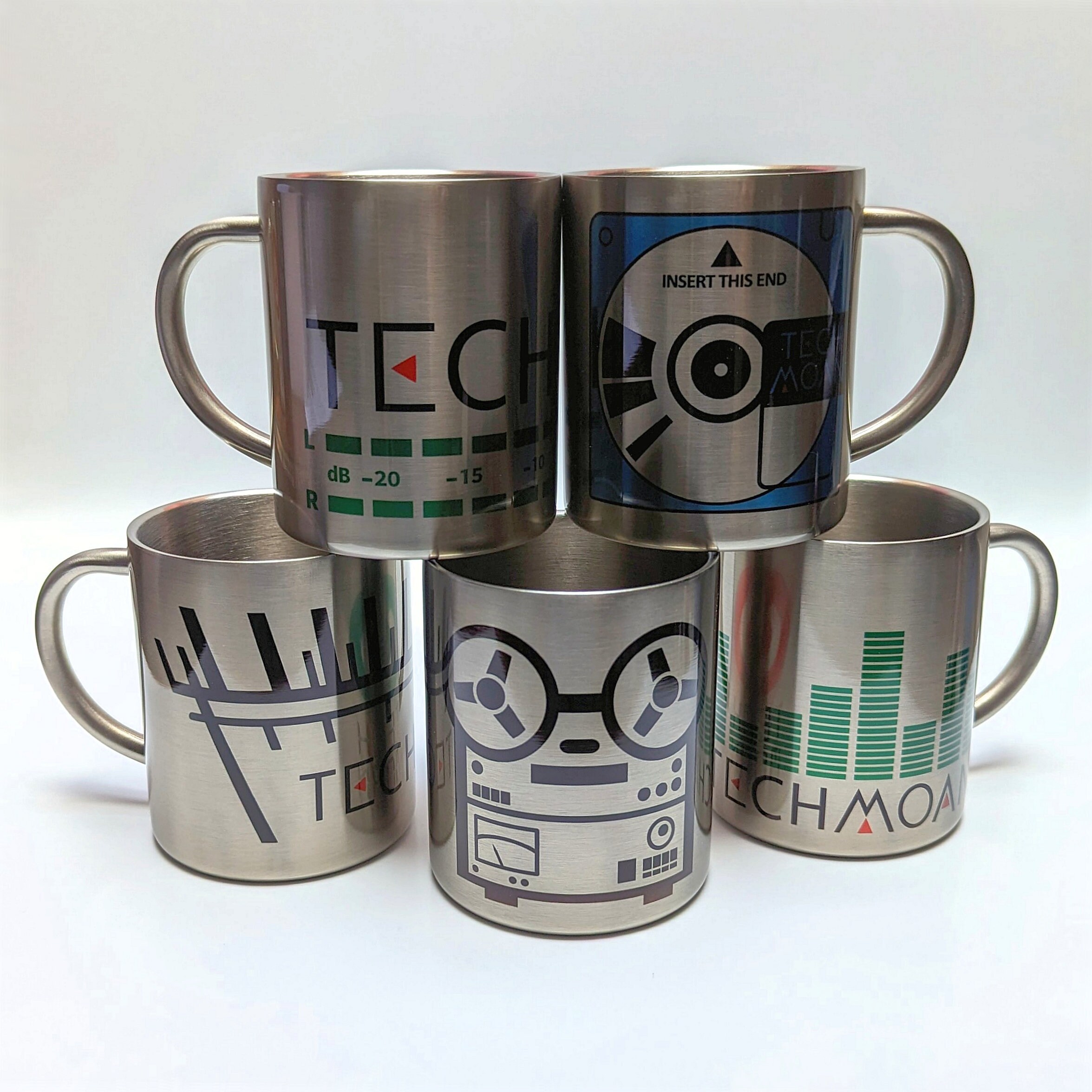 Techmoan Digital VU Meter Logo Stainless Steel Mug 300ml - Etsy UK