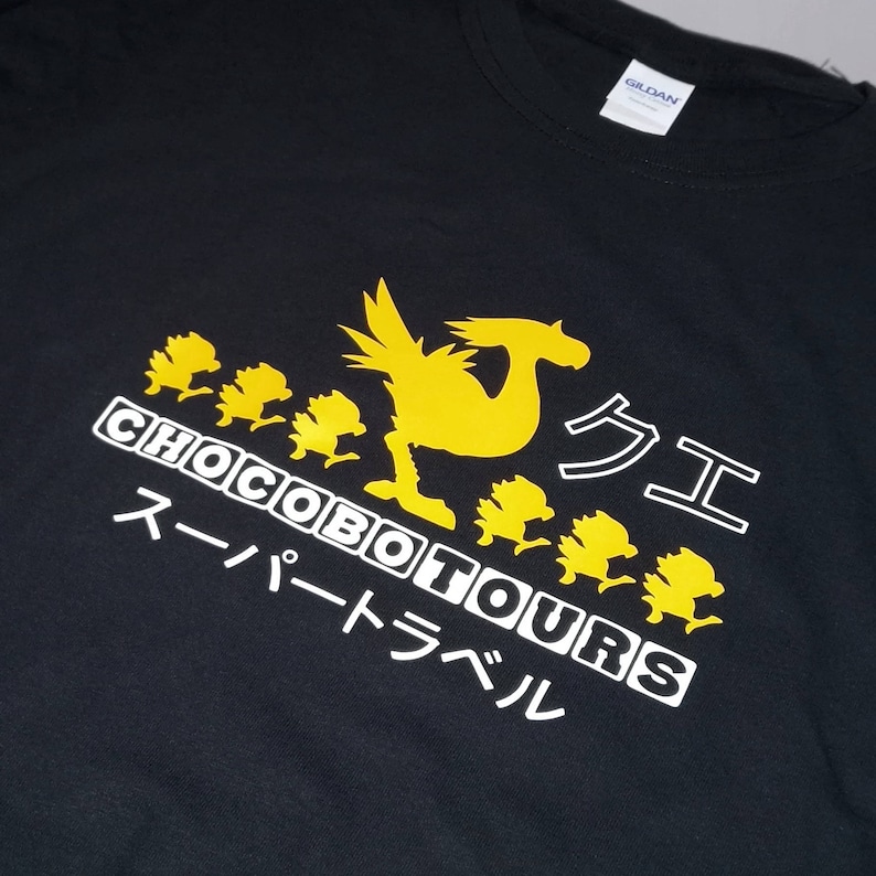 Chocobo Tours Final Fantasy Inspired Tshirt - Etsy