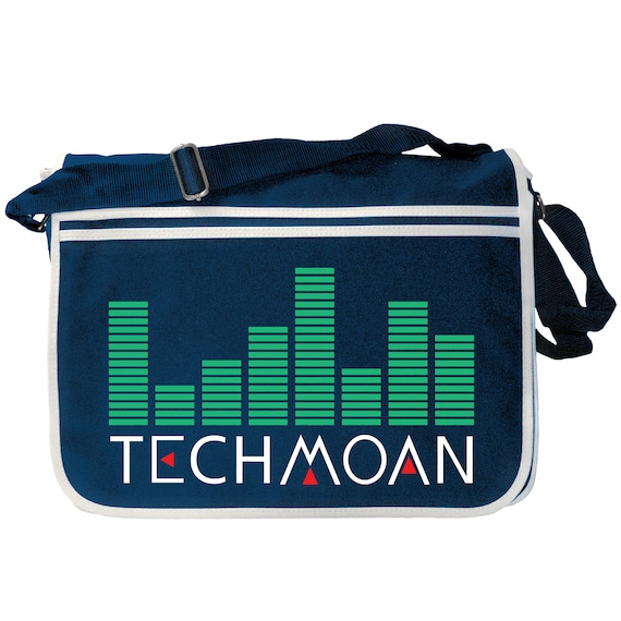 Techmoan Graphic Equalizer Logo Navy Blue Shoulder Bag | Etsy