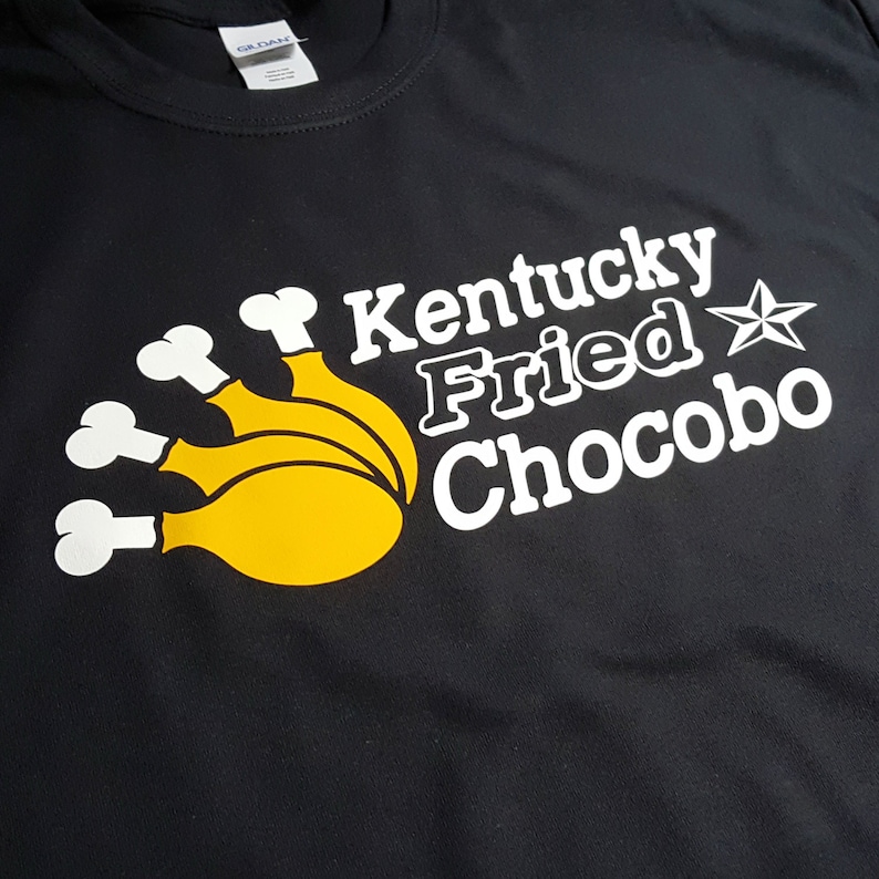 Ladies Kentucky Fried Chocobo KFC Final Fantasy Parody Tshirt - Etsy