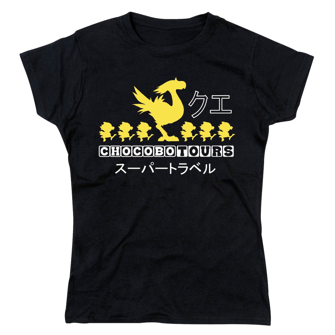 Ladies Chocobo Tours Tribute Final Fantasy Inspired Tshirt - Etsy UK