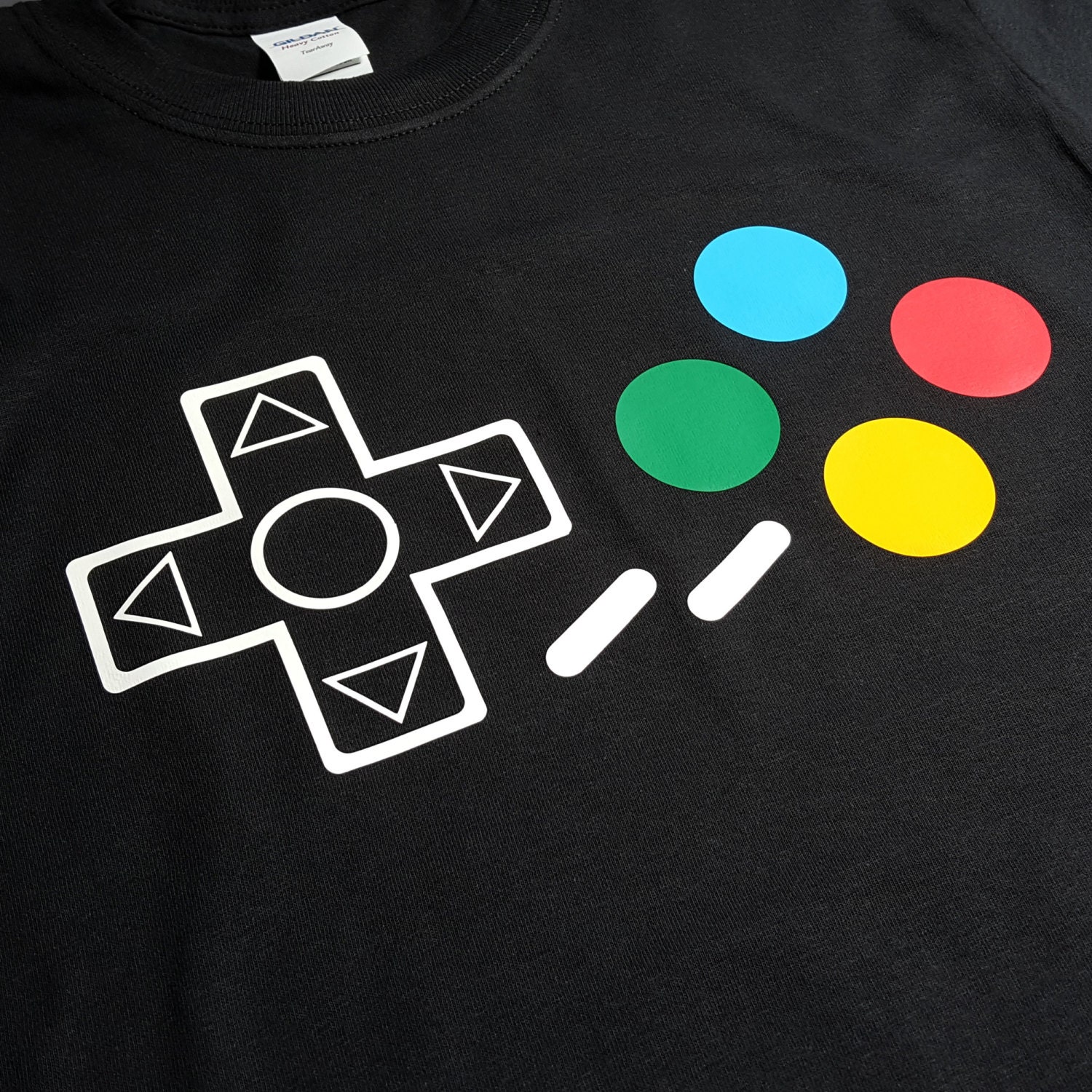 Ladies SNES Super Nintendo Controller Joypad Buttons Tshirt | Etsy