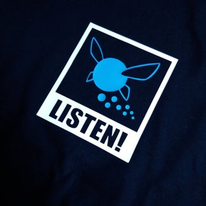 Navi Listen Zelda inspirado Ocarina Of Time Tshirt - Etsy España