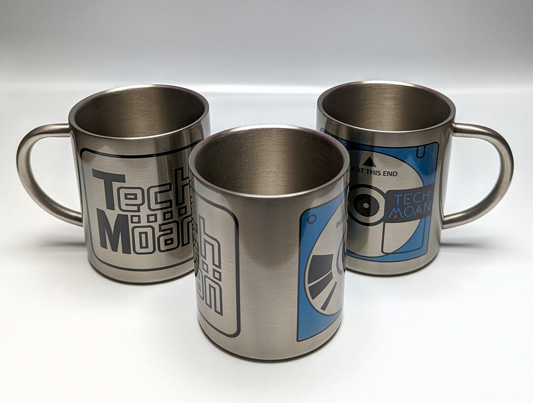 Techmoan Mini Disc Logo Stainless Steel Mug 300ml - Etsy