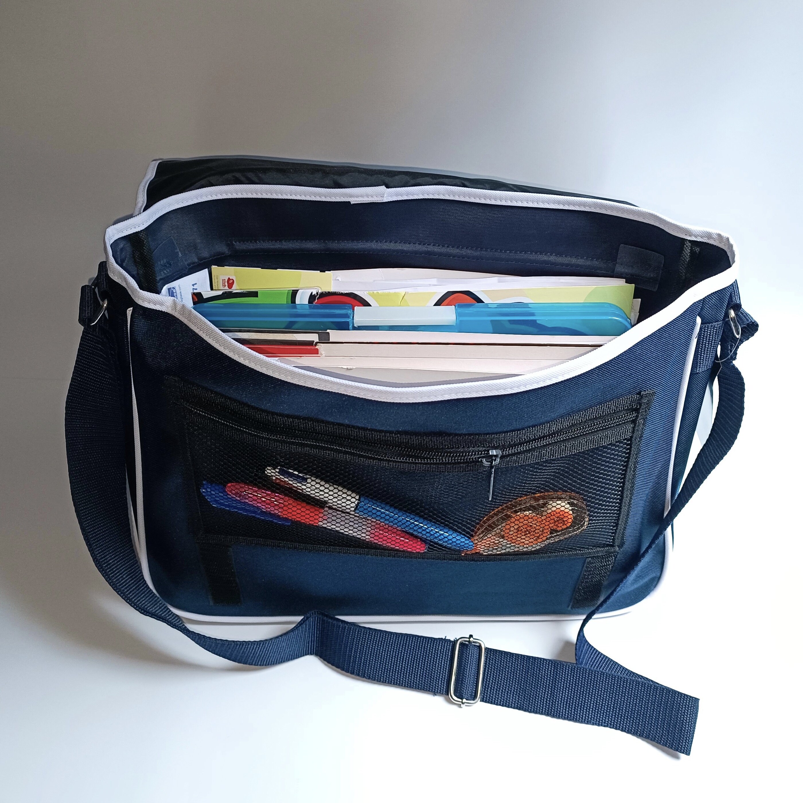 Chocobo Kweh Navy Blue Messenger Shoulder Bag - Etsy UK