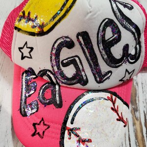 Custom Painted Trucker Hat - Etsy