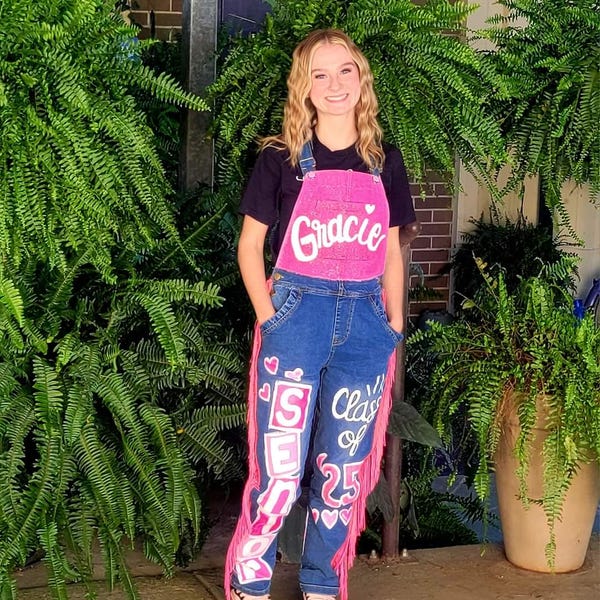 Senior Overalls - Etsy