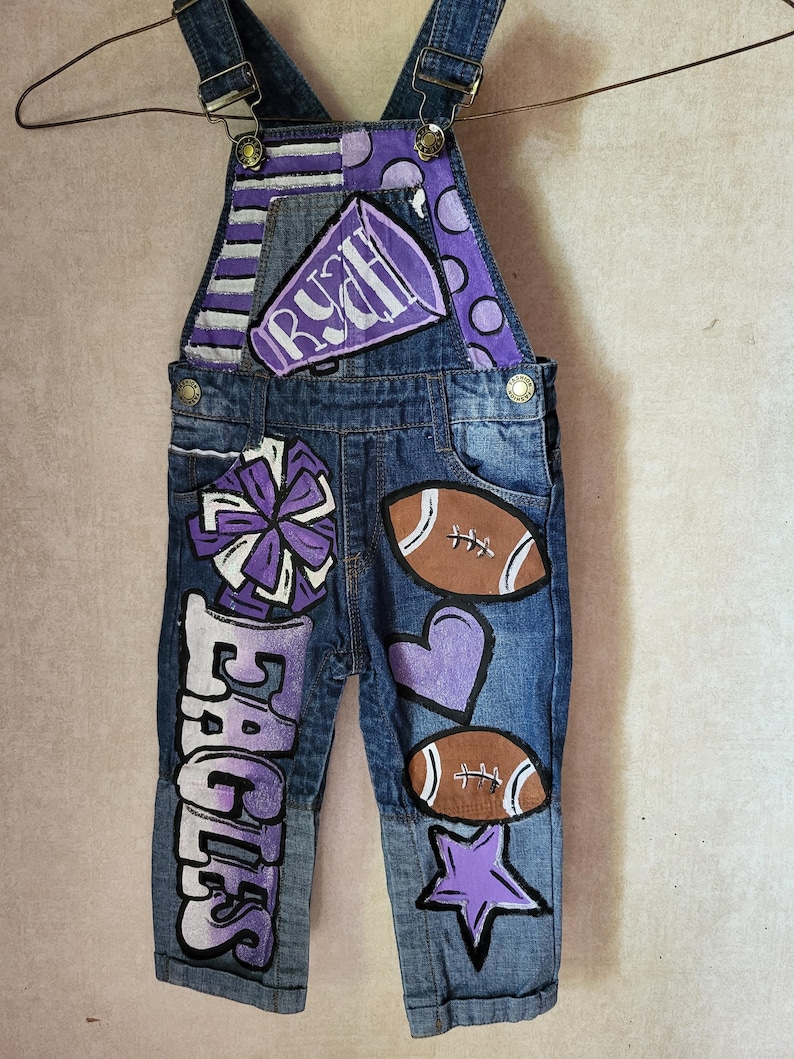 Custom Painted Spirit Overalls - Etsy