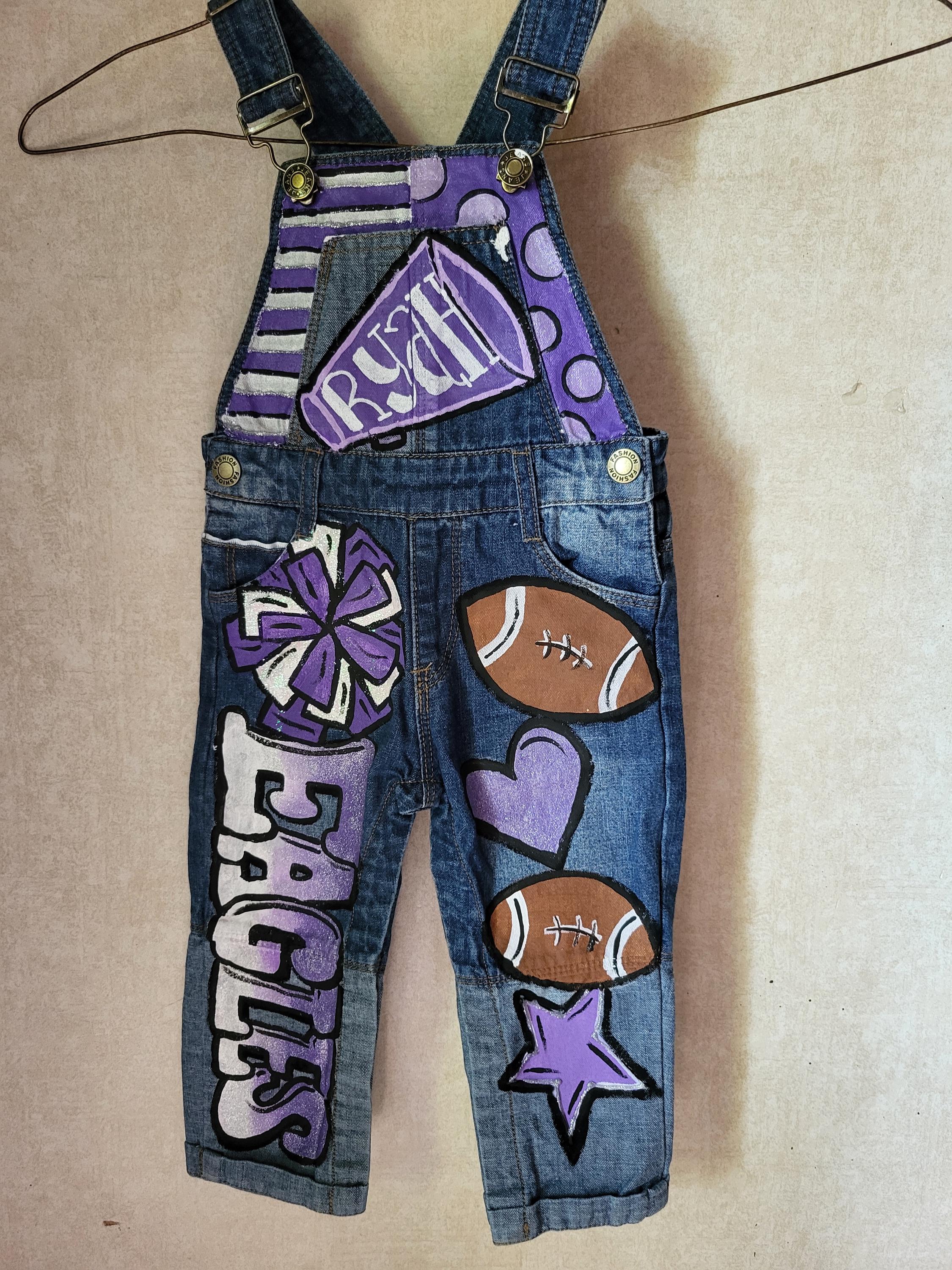 Custom Painted Spirit Overalls - Etsy