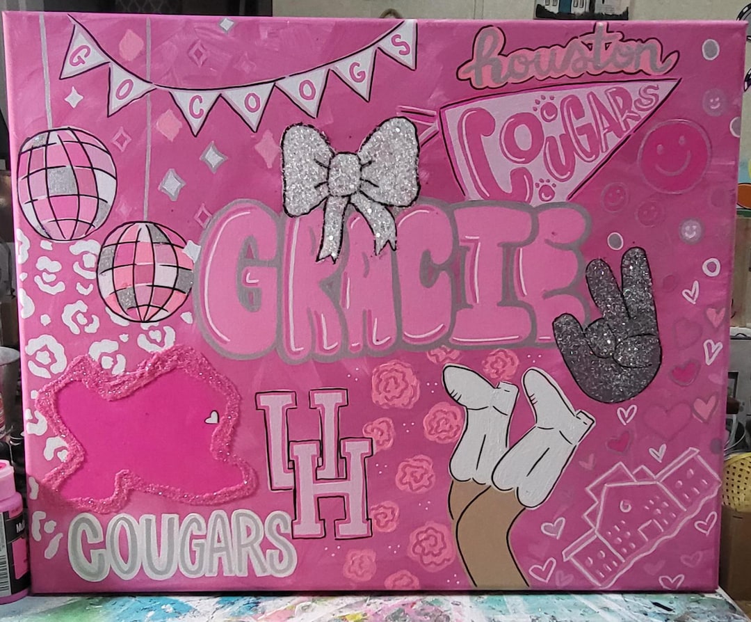 Custom Painted College Canvas - Etsy