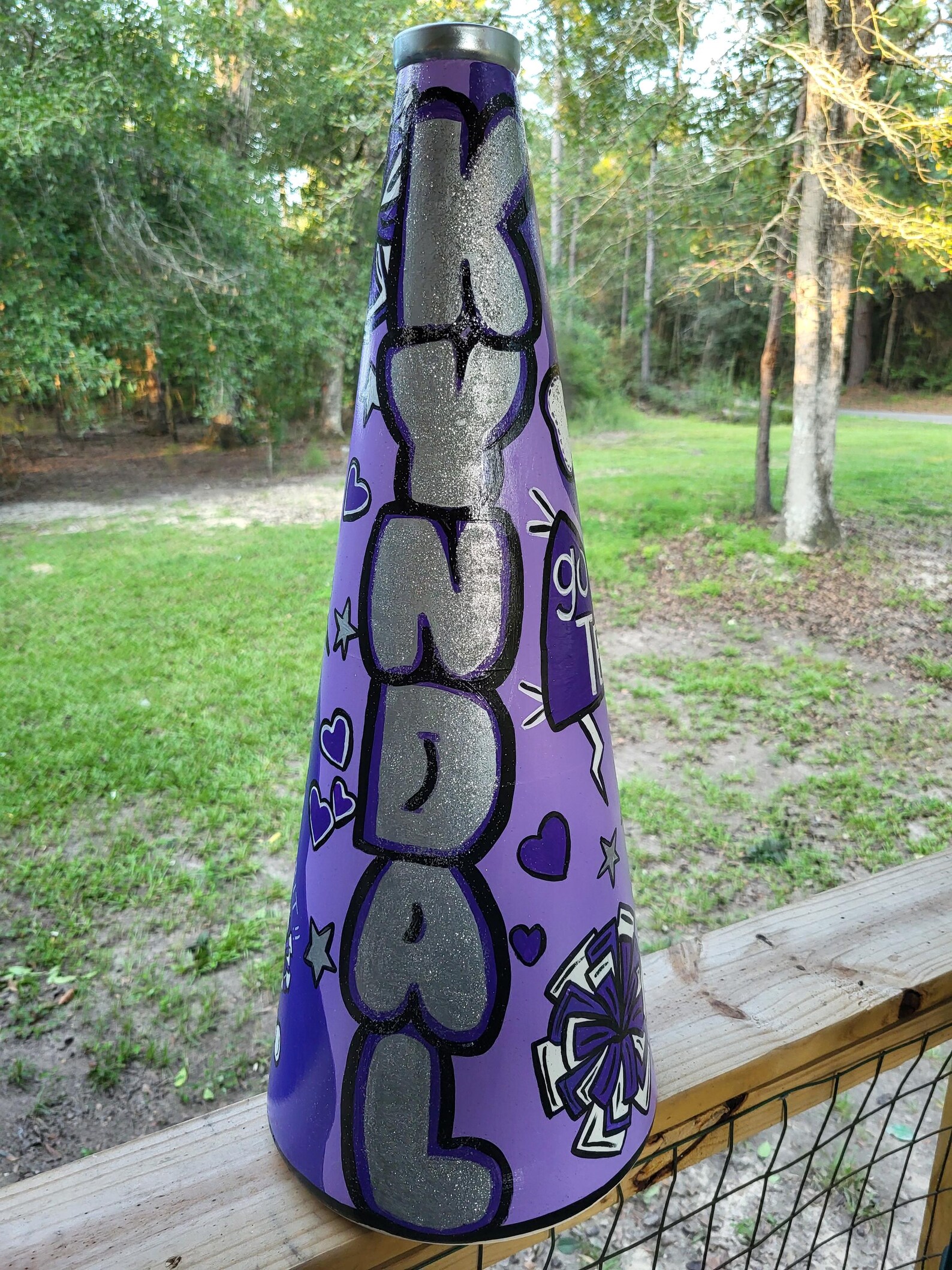 Painted Megaphone - Etsy