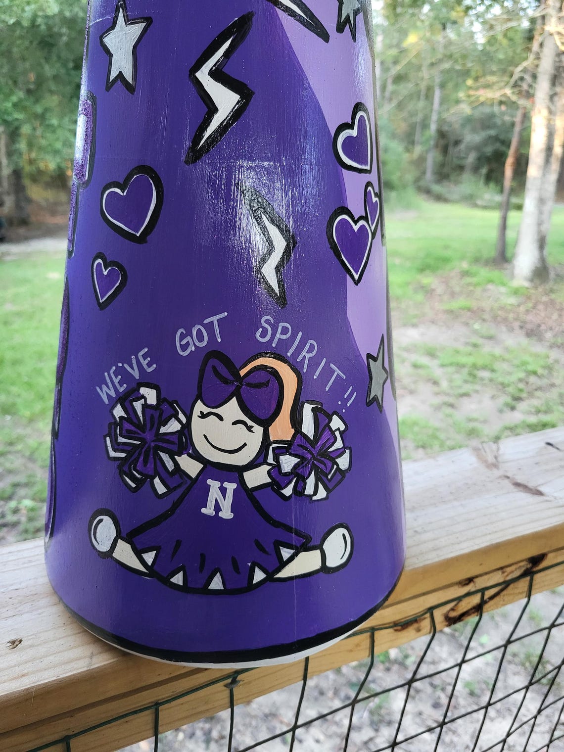 Painted Megaphone - Etsy