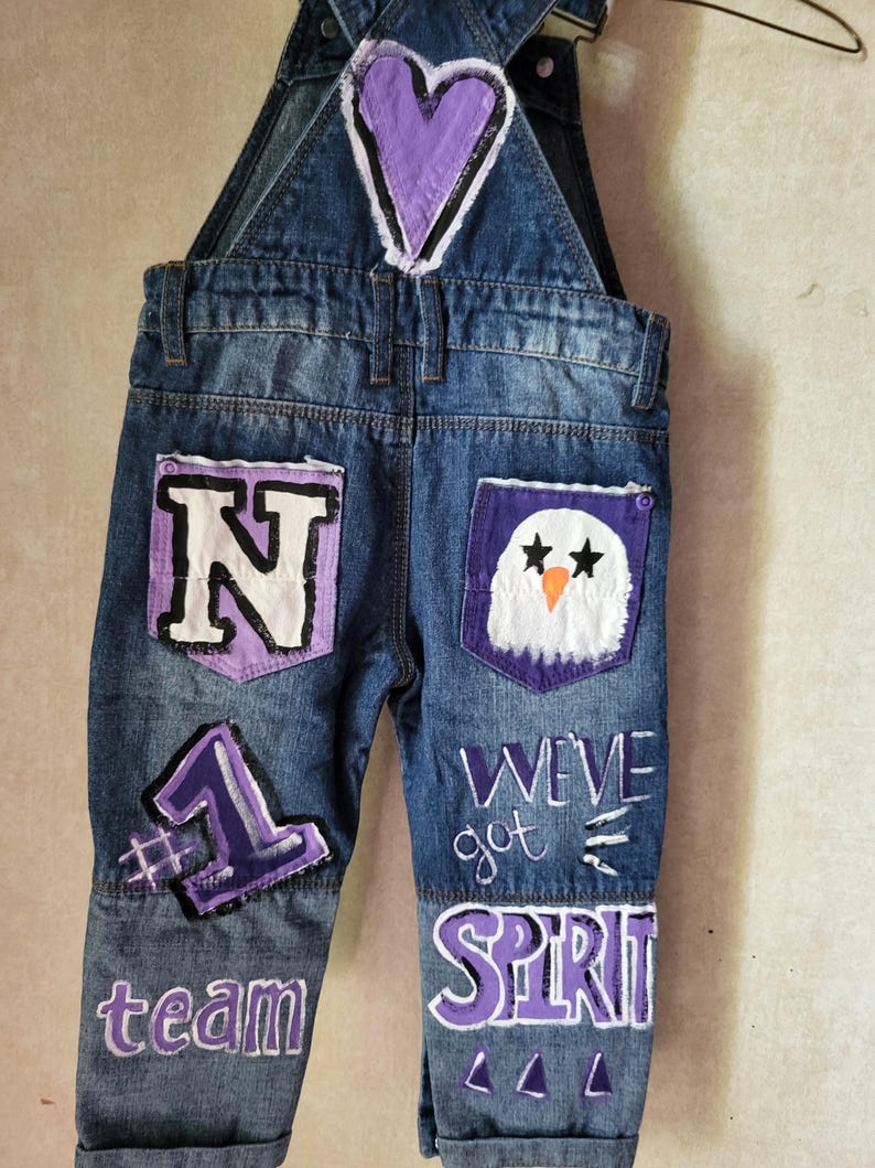 Custom Painted Spirit Overalls - Etsy
