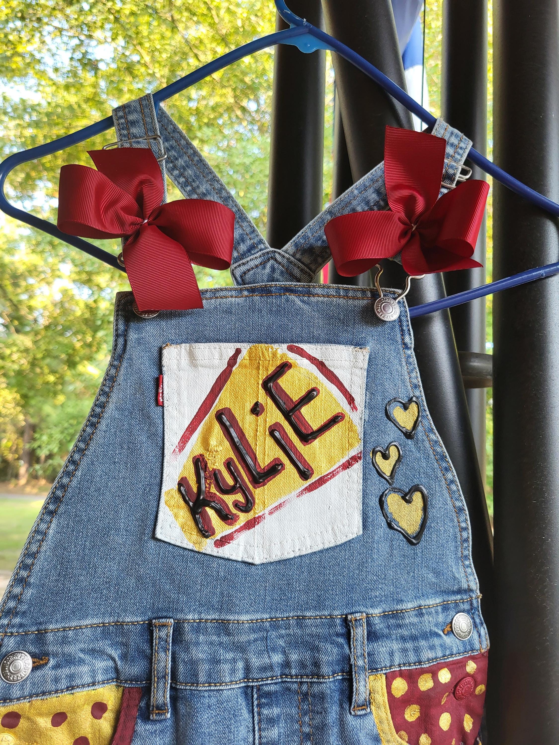 Custom Painted Spirit Overalls - Etsy