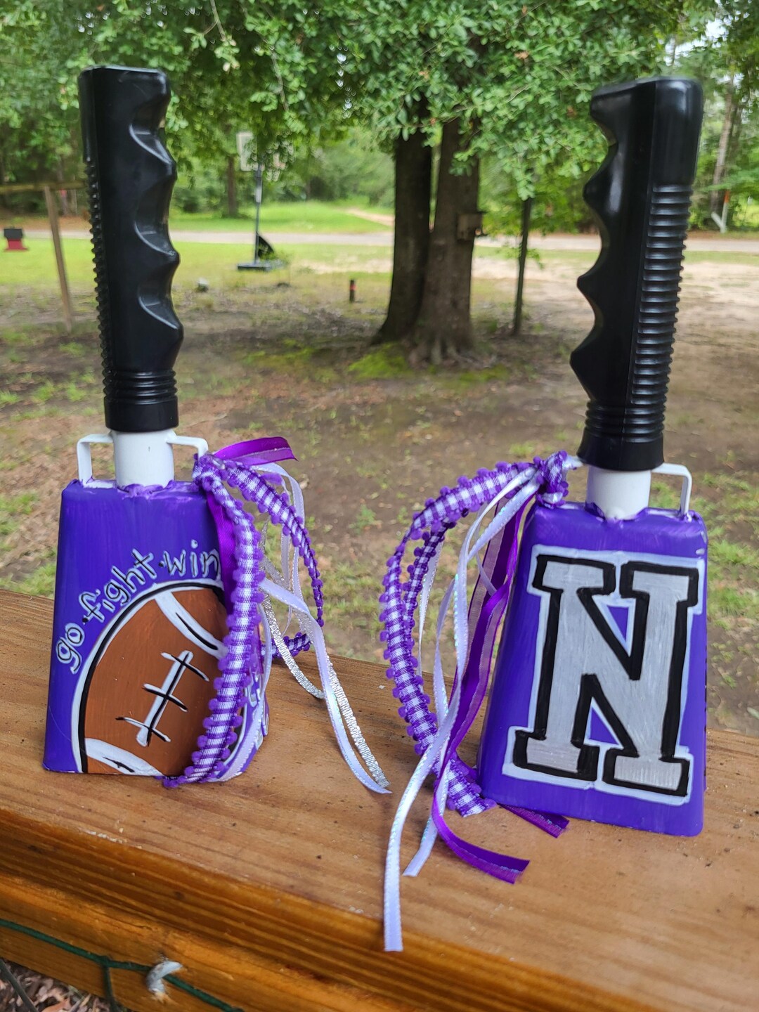 Painted School Spirit Cowbell - Etsy