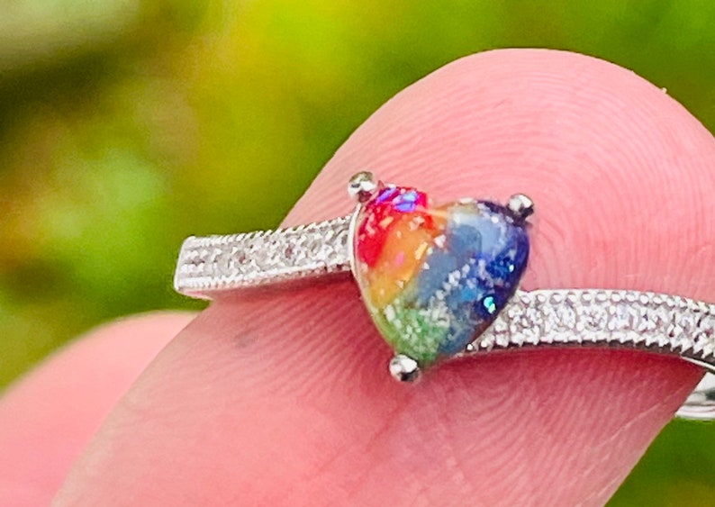 Cremation Ring Pet Ash Ring Sterling Crystal Ring Pet Ashes - Etsy