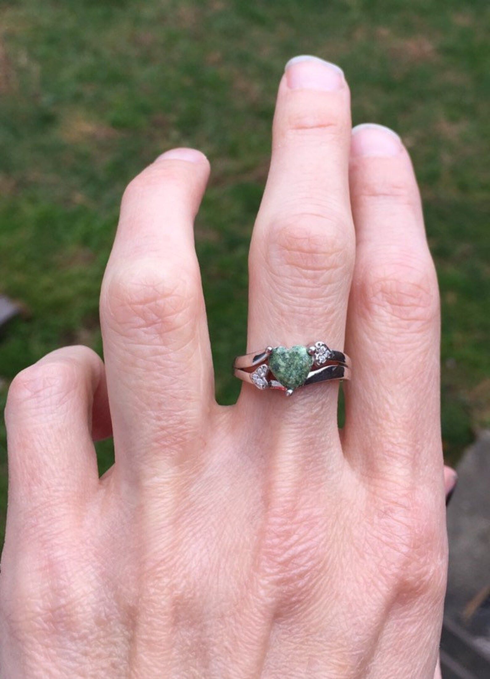 Cremation Ring Pet Ash Ring Sterling Pet Ashes Engraved - Etsy