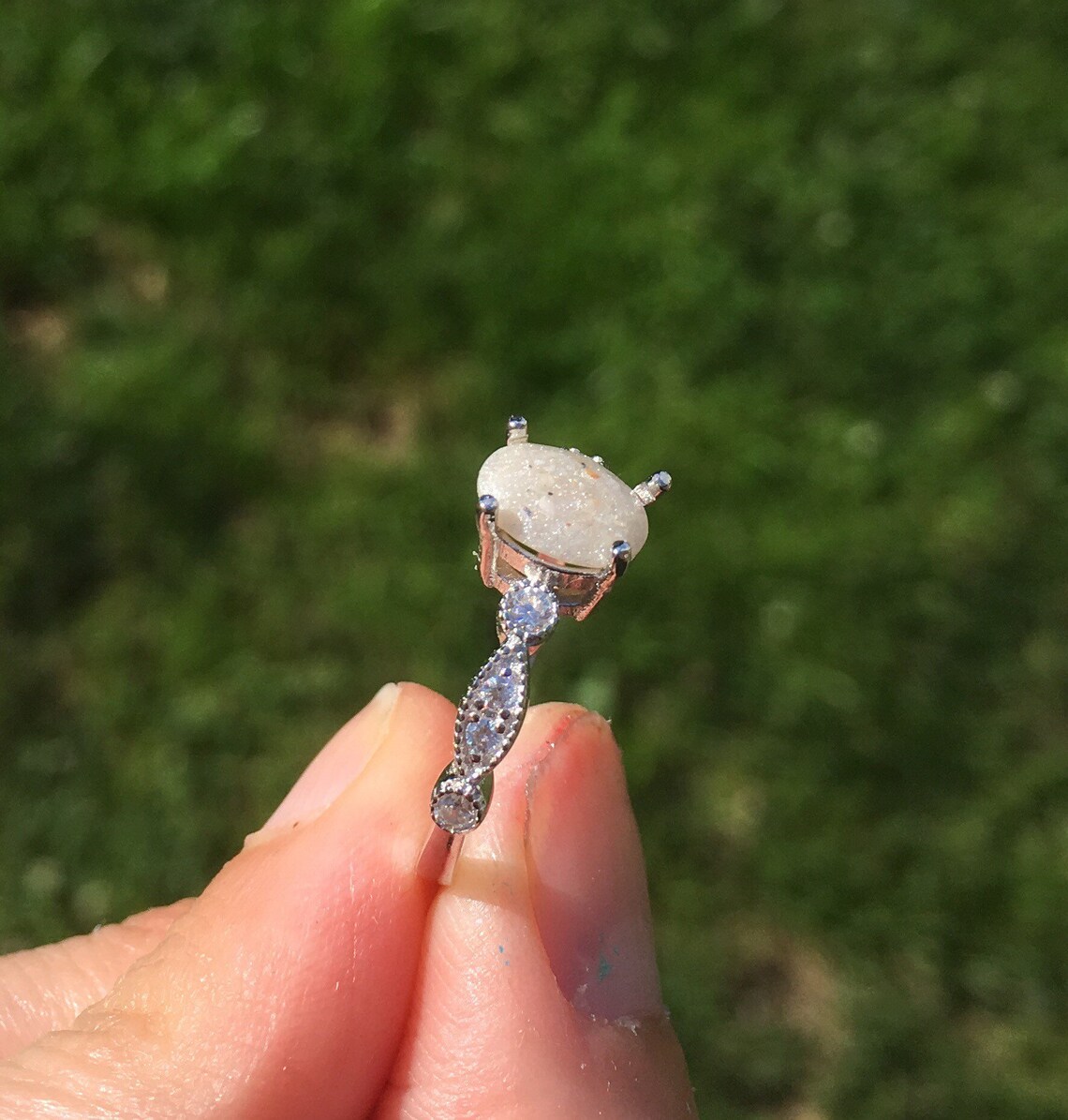 Pet Ash Ring Vintage Style Ring Pet Memorial Jewelry - Etsy