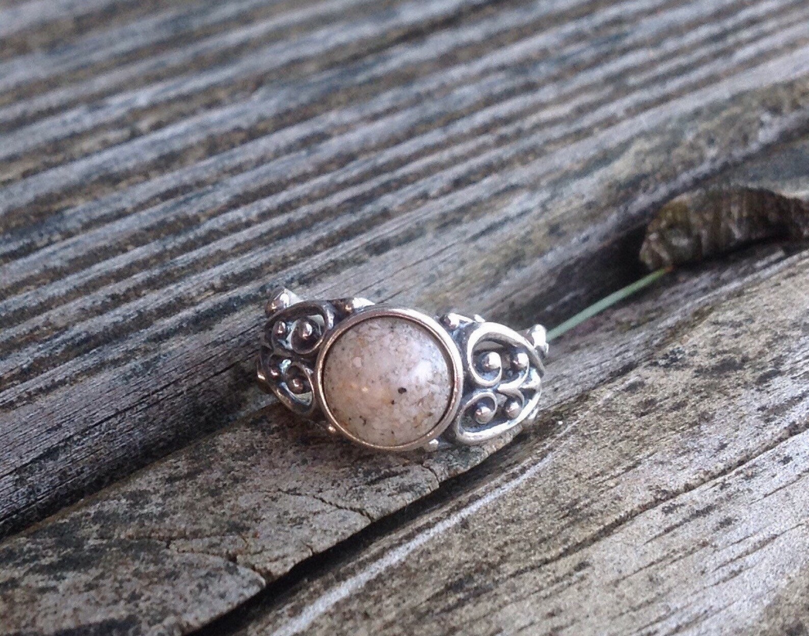 Pet Ash Ring Pet Memorial Jewelry Sterling Silver Pet Hair | Etsy