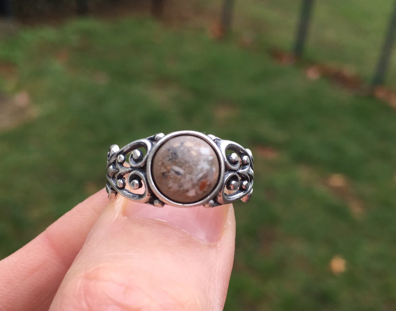 Pet Ash Ring Pet Memorial Jewelry Sterling Silver Pet Hair | Etsy