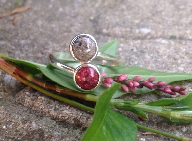 Cremation Ring Pet Ash Ring Pet Memorial Jewelry Sterling | Etsy