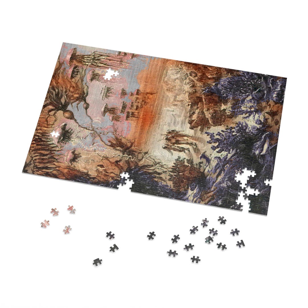 20,000 Leagues Under the Sea Jigsaw Puzzle, Vintage Nautical Adventure ...