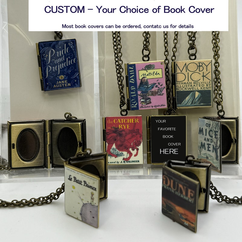 Book Locket - Etsy