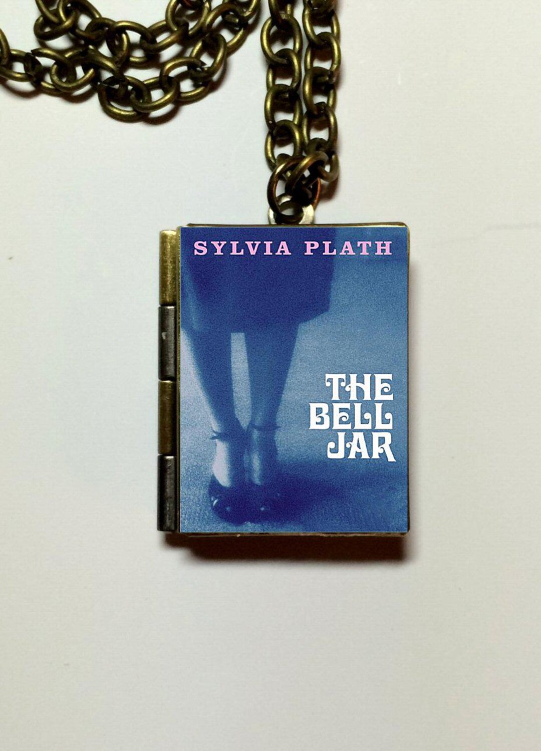The Bell Jar - Book Cover Locket, Gift for Book Lover - Etsy