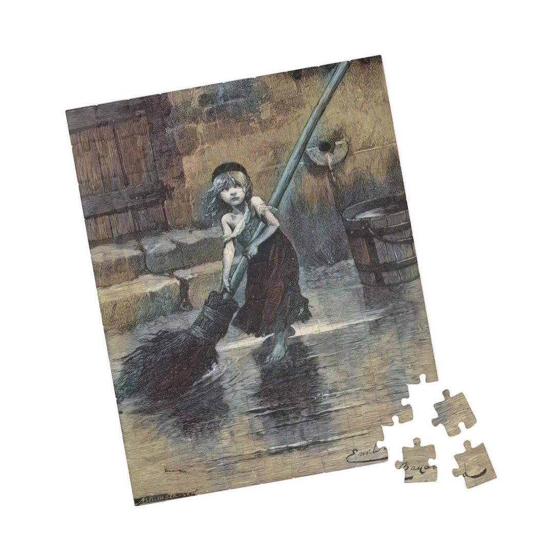 Cosette Sweeping From the Original Text of Les Misérables Puzzle 110 ...