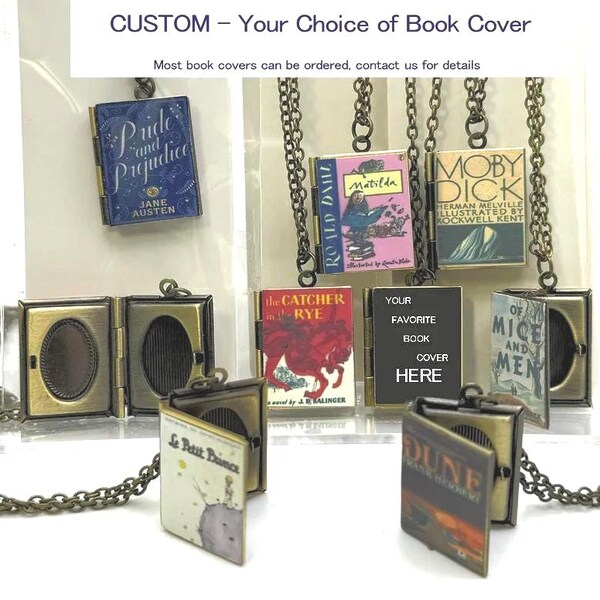 Book Locket - Etsy