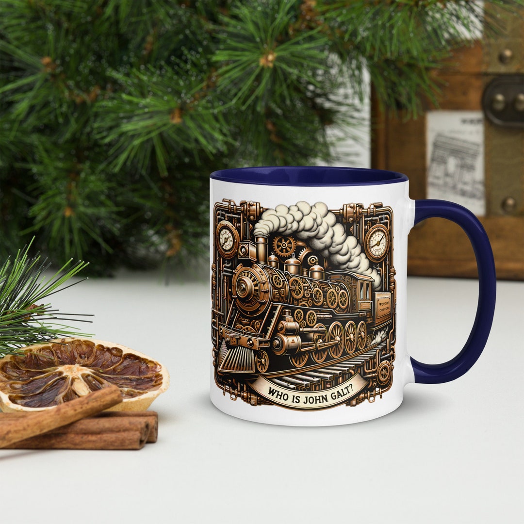 Atlas Shrugged Mug With Color Inside - Etsy