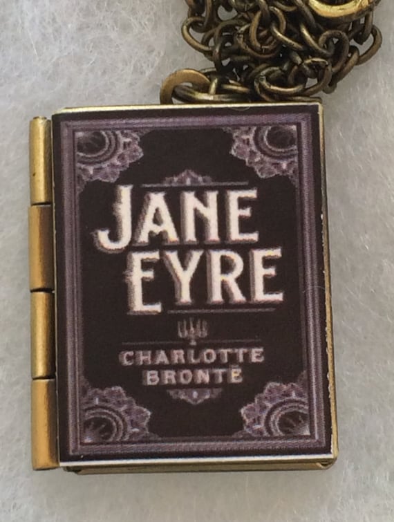 Jane Eyre Book Cover Locket | Etsy