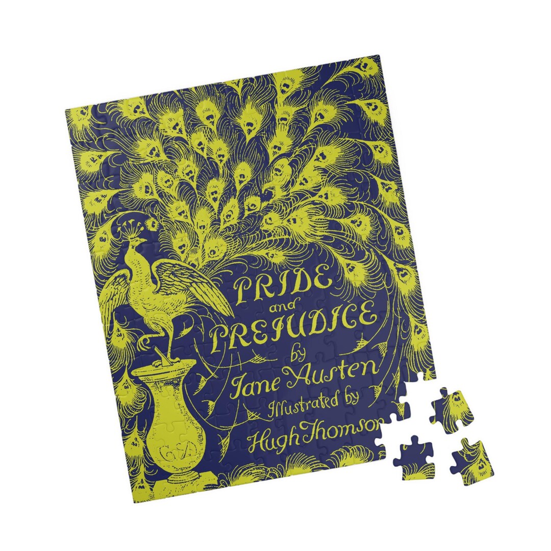 Jigsaw Puzzle, Pride and Prejudice Book Cover Art, 110 252 520 1014 ...