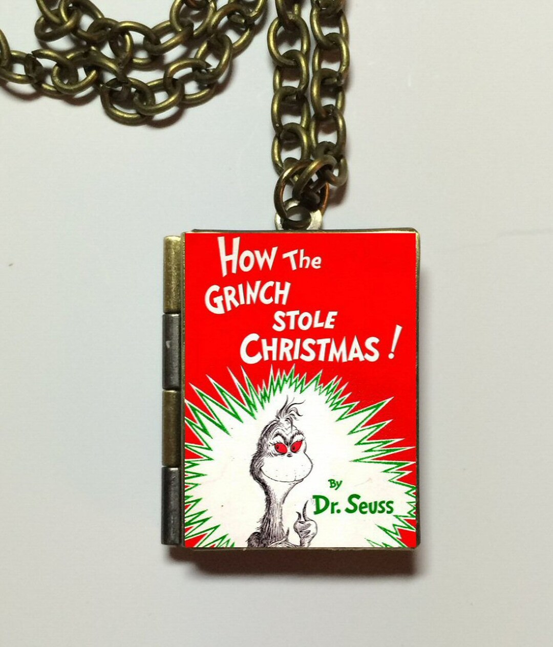 How the Grinch Stole Christmas - Book Locket - Etsy