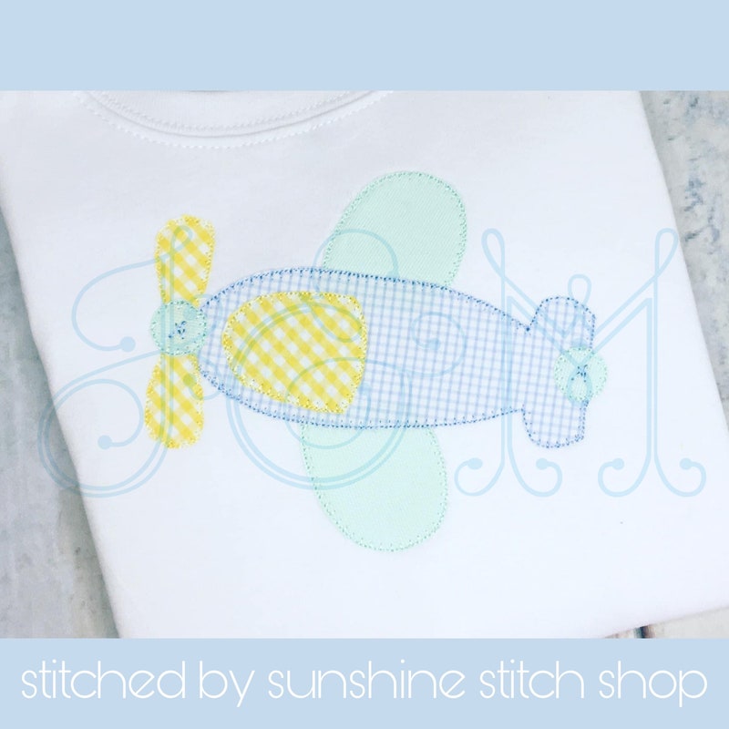 Plane Applique - Etsy