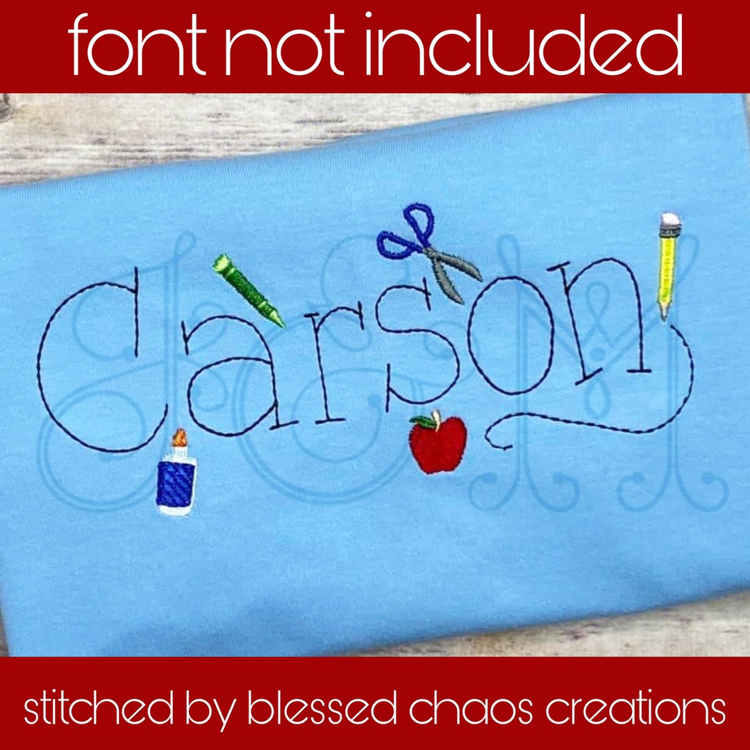 Build Your Own Back to School Supplies Mini Bundle Set Mini Fill Motif ...