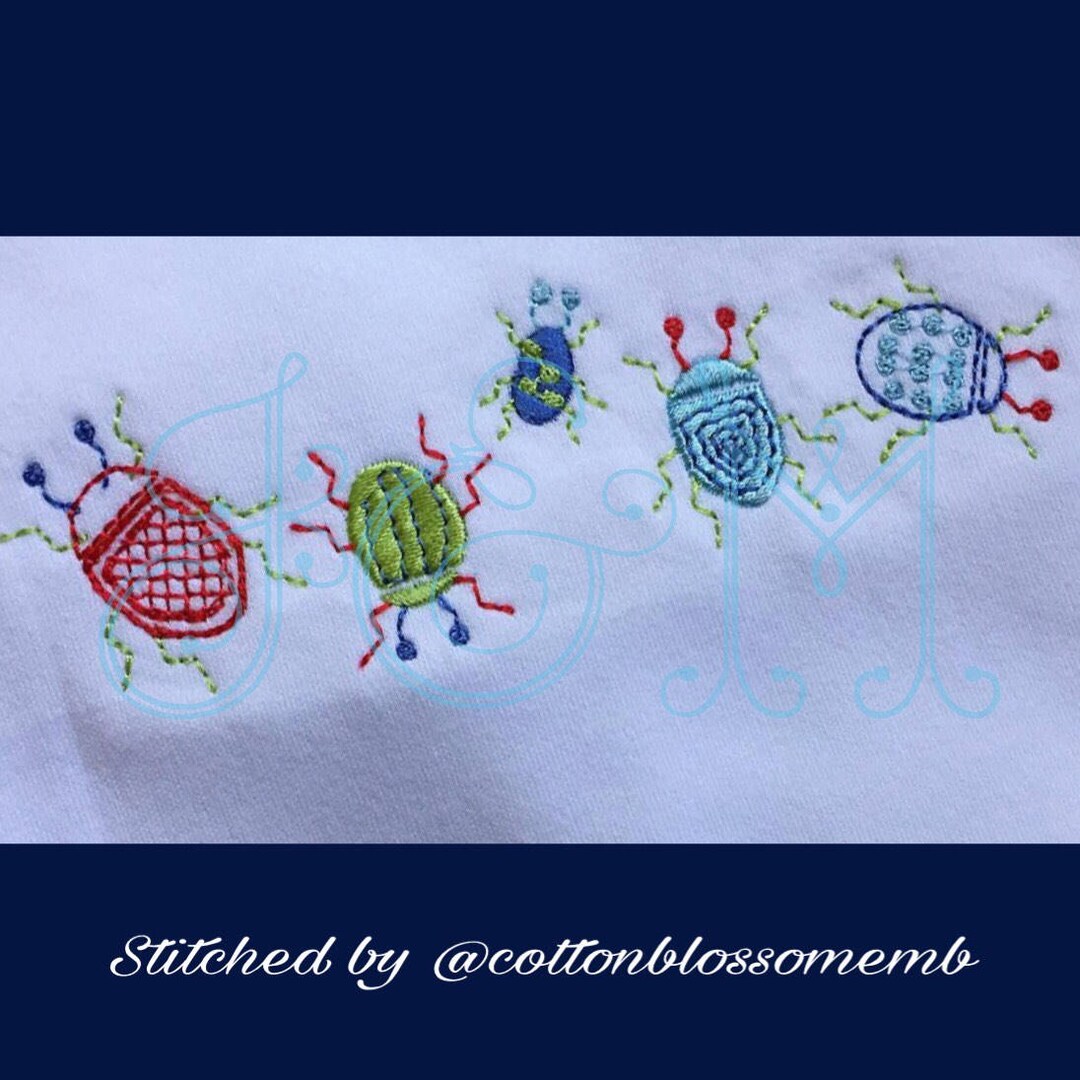 Jones' Jitterbugs Embroidery Design - Etsy