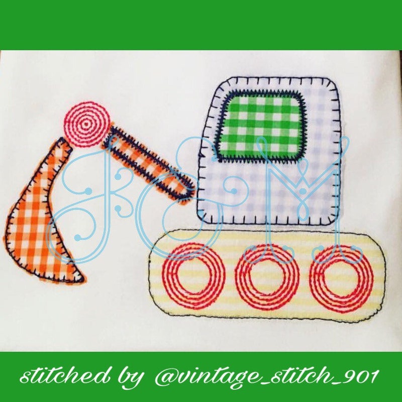 Digger Applique - Etsy