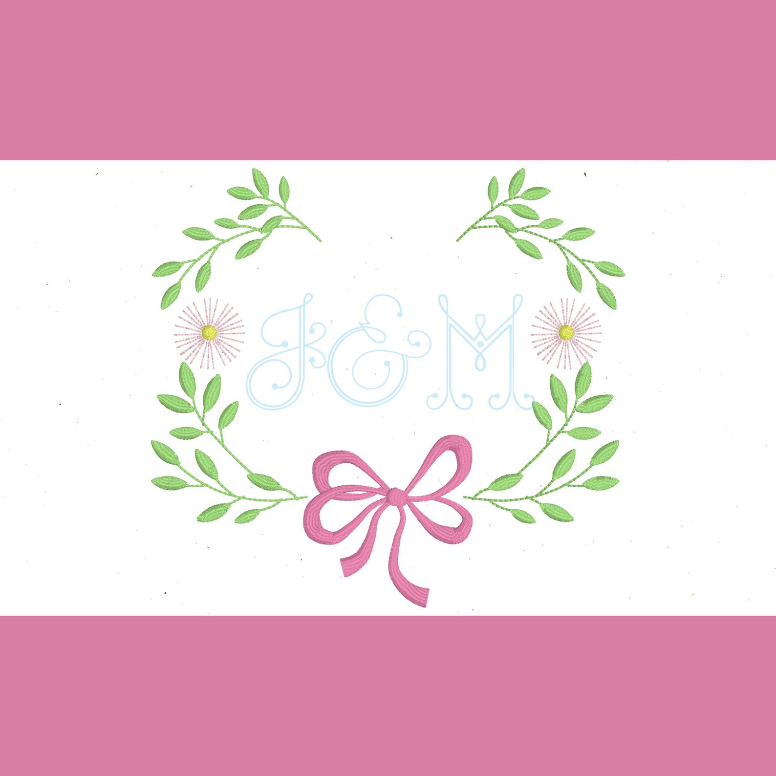 Ellie Heirloom Style Floral Monogram Wreath Frame Vintage - Etsy