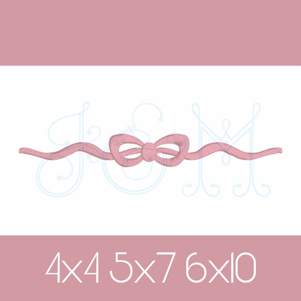 Bow Monogram - Etsy