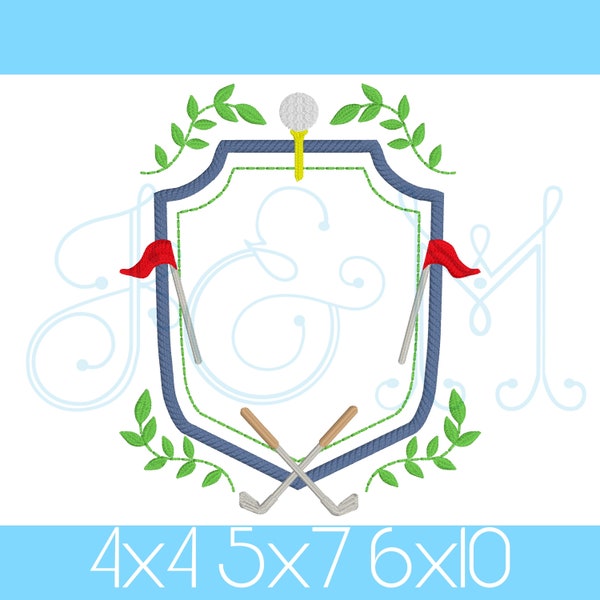 Golf Monogram Font - Etsy