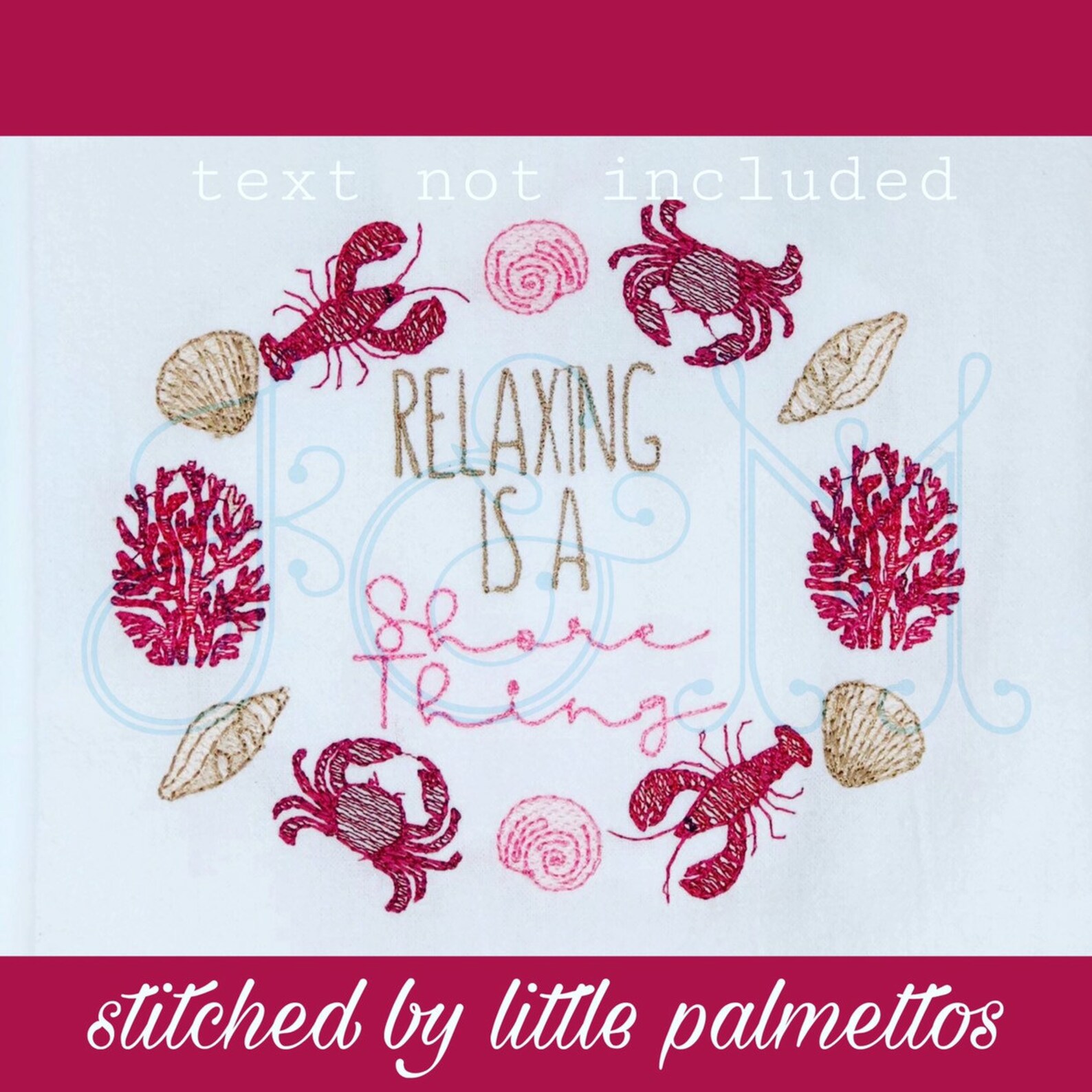 Sea Beach Animal Watercolor Crab Lobster Coral Seashell - Etsy