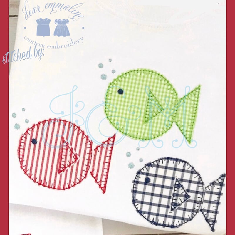 Fish Embroidery - Etsy
